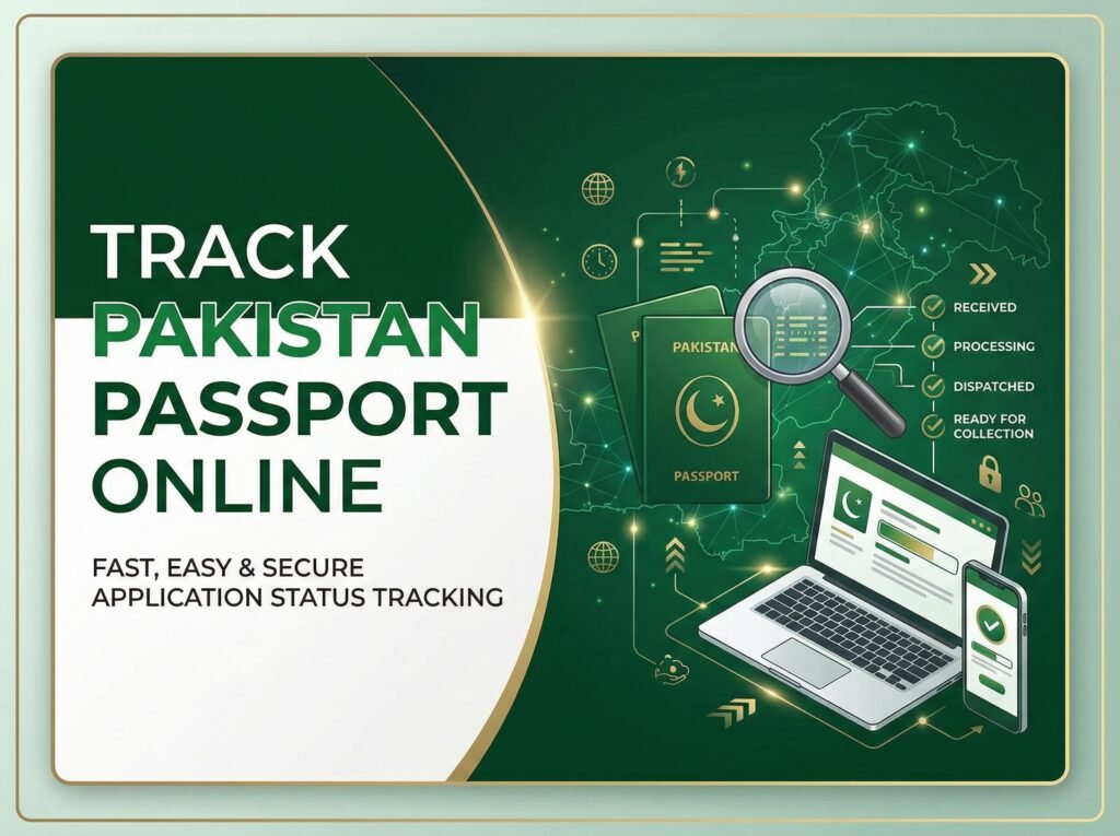 TRACK PAKISTAN PASSPORT ONLINE ️